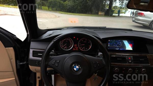 Blue BMW 535 2006 in Riga, with an engine capacity of 3.00 L and mileage of 378 thousand km for 9200 €, photo 7 on AUTOMOTO.COM.LV