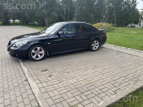 Blue BMW 535 2007 in Jelgava, with an engine capacity of 3.00 L and mileage of 300 thousand km for 6500 €, photo 8 on AUTOMOTO.COM.LV