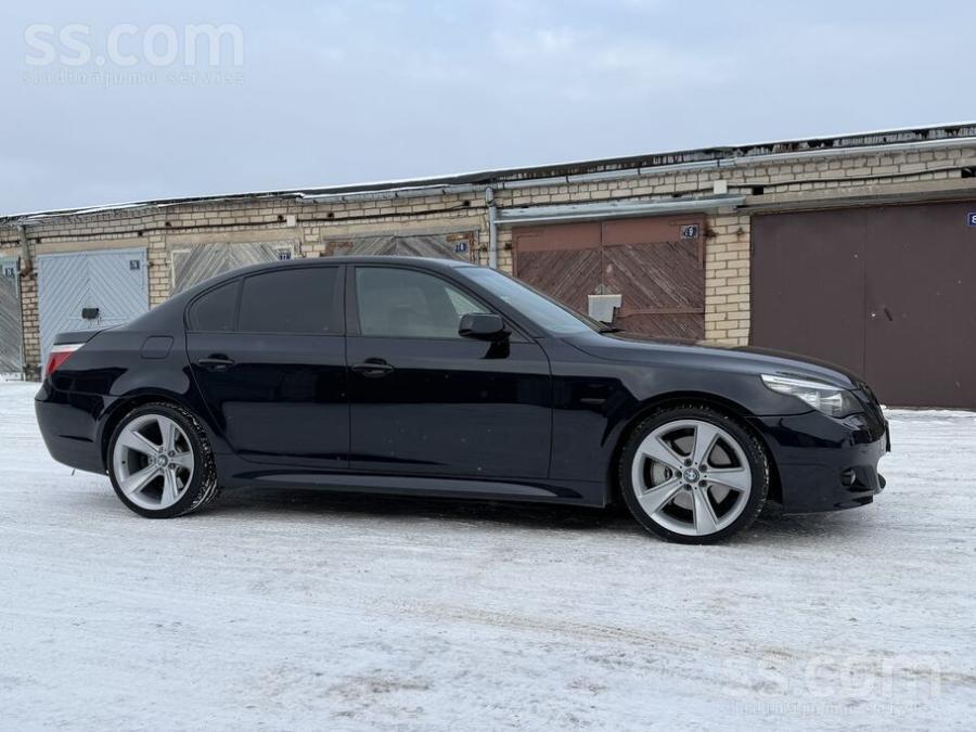 Blue BMW 535 2008 in Cesis, with an engine capacity of 3.00 L and mileage of 332 thousand km for 11500 €, photo 1 on AUTOMOTO.COM.LV