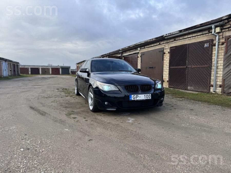 Blue BMW 535 2008 in Cesis, with an engine capacity of 3.00 L and mileage of 332 thousand km for 11500 €, photo 11 on AUTOMOTO.COM.LV