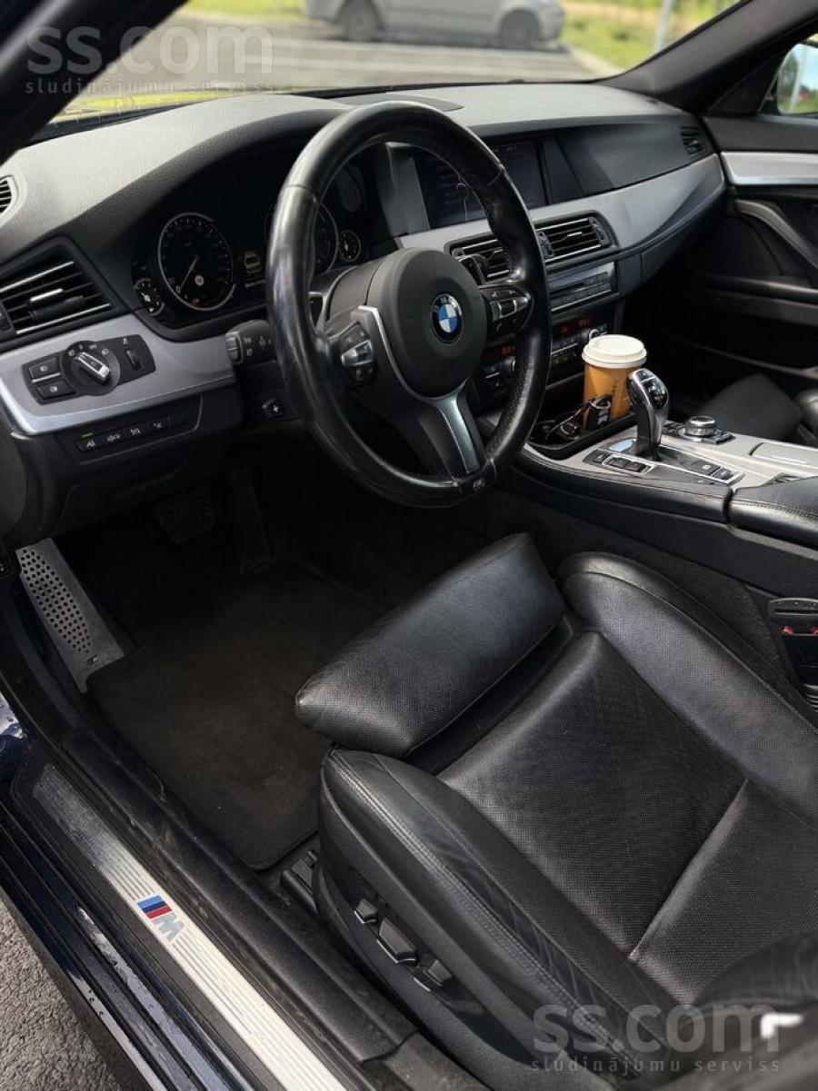 Blue BMW 535 2011 in Riga, with an engine capacity of 3.00 L and mileage of 344 thousand km for 13000 €, photo 8 on AUTOMOTO.COM.LV