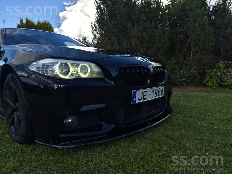 Blue BMW 535 2011 in Riga, with an engine capacity of 3.00 L and mileage of 326 thousand km for 18500 €, photo 9 on AUTOMOTO.COM.LV