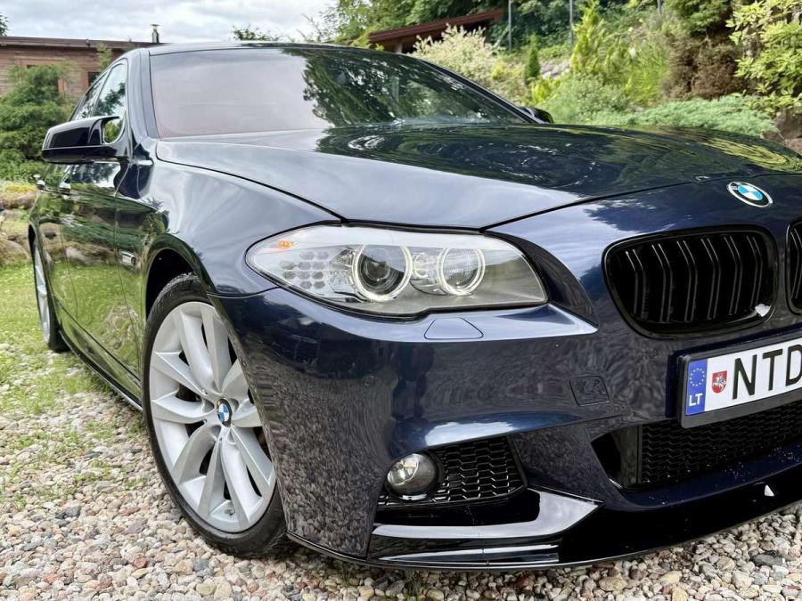 Blue BMW 535 2011 in Vilnius, with an engine capacity of 2.98 L and mileage of 245 thousand km for 12900 €, photo 8 on AUTOMOTO.COM.LV