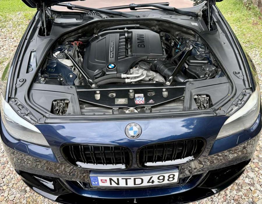 Blue BMW 535 2011 in Vilnius, with an engine capacity of 2.98 L and mileage of 245 thousand km for 12900 €, photo 36 on AUTOMOTO.COM.LV