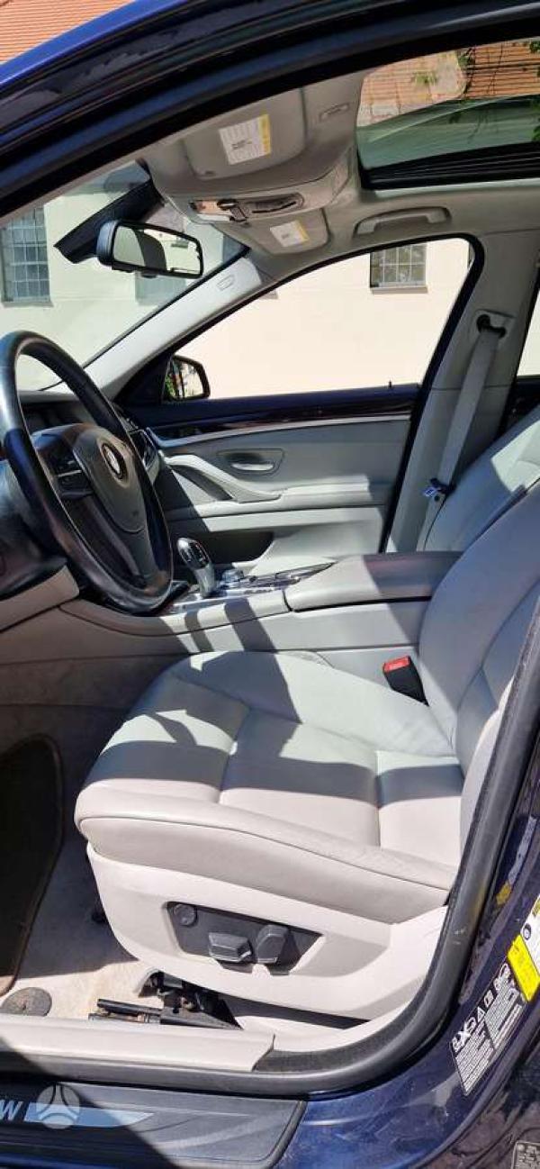 Blue BMW 535 2011 in Klaipeda, with an engine capacity of 2.98 L and mileage of 140 thousand km for 8800 €, photo 5 on AUTOMOTO.COM.LV