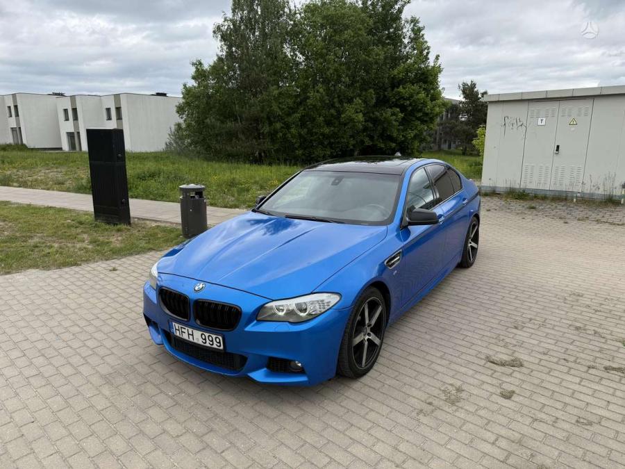 Blue BMW 535 2011 in Vilnius, with an engine capacity of 2.98 L and mileage of 289 thousand km for 9900 €, photo 7 on AUTOMOTO.COM.LV