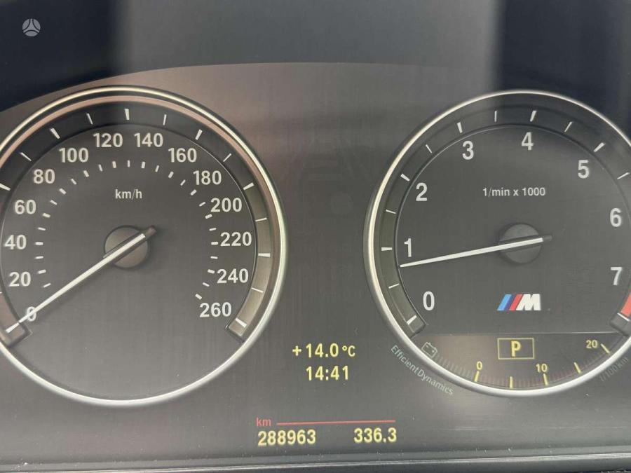 Blue BMW 535 2011 in Vilnius, with an engine capacity of 2.98 L and mileage of 289 thousand km for 9900 €, photo 9 on AUTOMOTO.COM.LV