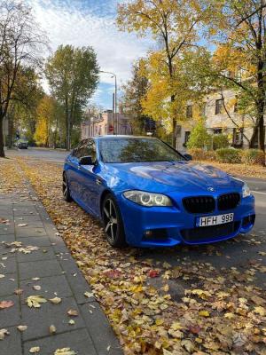 Blue BMW 535 2011 in Vilnius, with an engine capacity of 2.98 L and mileage of 289 thousand km for 9900 €, photo 21 on AUTOMOTO.COM.LV
