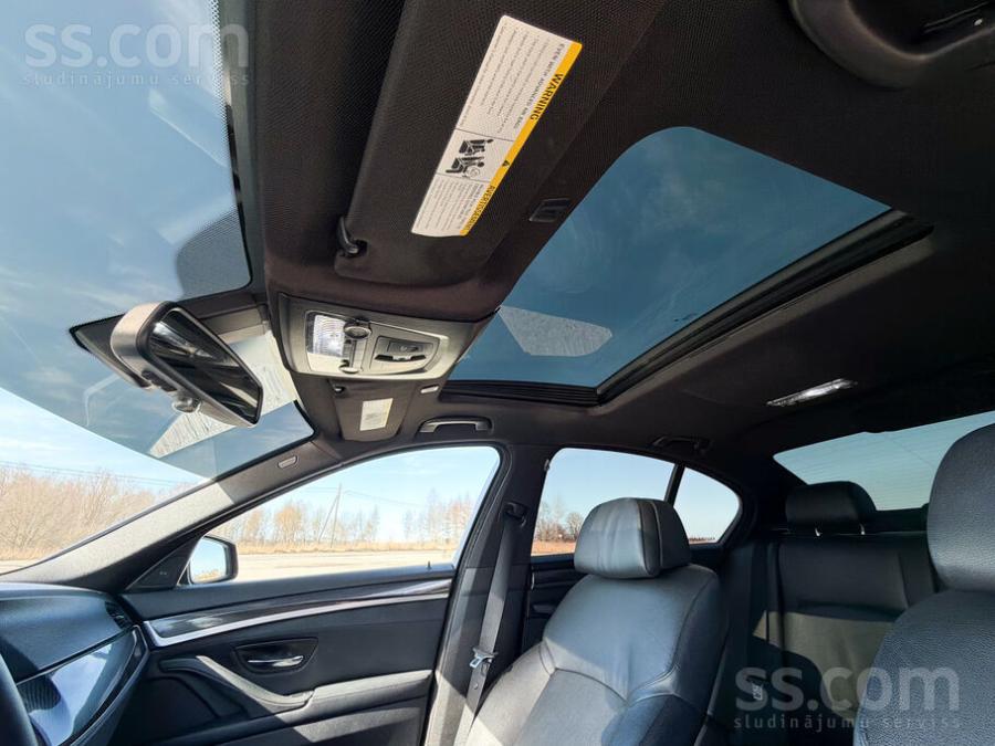Blue BMW 535 2012 in Riga, with an engine capacity of 3.00 L and mileage of 220 thousand km for 16249 €, photo 28 on AUTOMOTO.COM.LV
