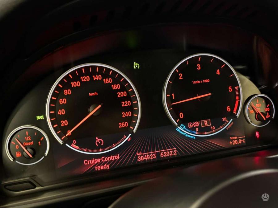 Blue BMW 535 2013 in Marijampole, with an engine capacity of 2.99 L and mileage of 305 thousand km for 9999 €, photo 25 on AUTOMOTO.COM.LV