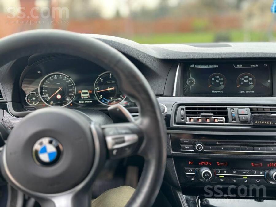 Zils BMW 535 2014 Liepāja, ar dzinēja tilpumu 3.00 L un nobraukumu 267 tūkst. km par 13500 €, foto 6 vietnē AUTOMOTO.COM.LV