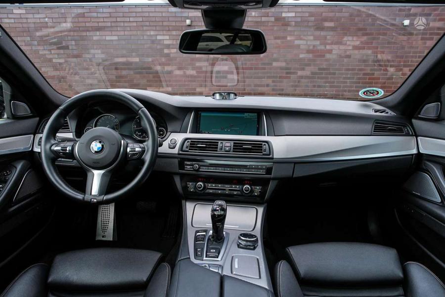 Blue BMW 535 2014 in Marijampole, with an engine capacity of 2.99 L and mileage of 262 thousand km for 16450 €, photo 15 on AUTOMOTO.COM.LV
