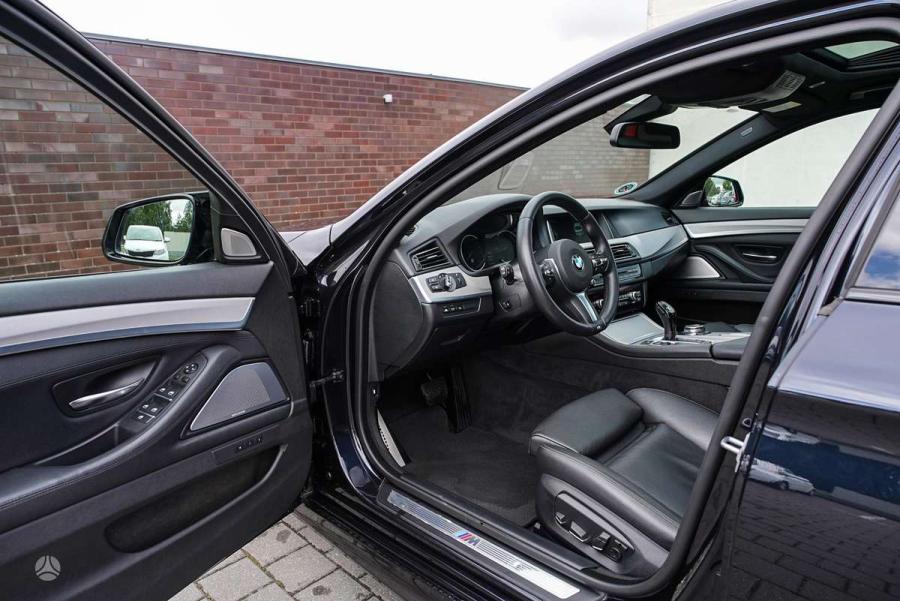 Blue BMW 535 2014 in Marijampole, with an engine capacity of 2.99 L and mileage of 262 thousand km for 16450 €, photo 23 on AUTOMOTO.COM.LV