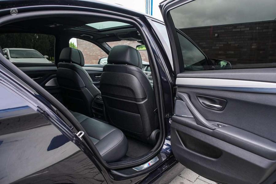 Blue BMW 535 2014 in Marijampole, with an engine capacity of 2.99 L and mileage of 262 thousand km for 16450 €, photo 33 on AUTOMOTO.COM.LV