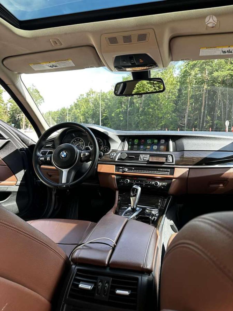 Blue BMW 535 2014 in Klaipeda, with an engine capacity of 2.98 L and mileage of 280 thousand km for 14499 €, photo 15 on AUTOMOTO.COM.LV