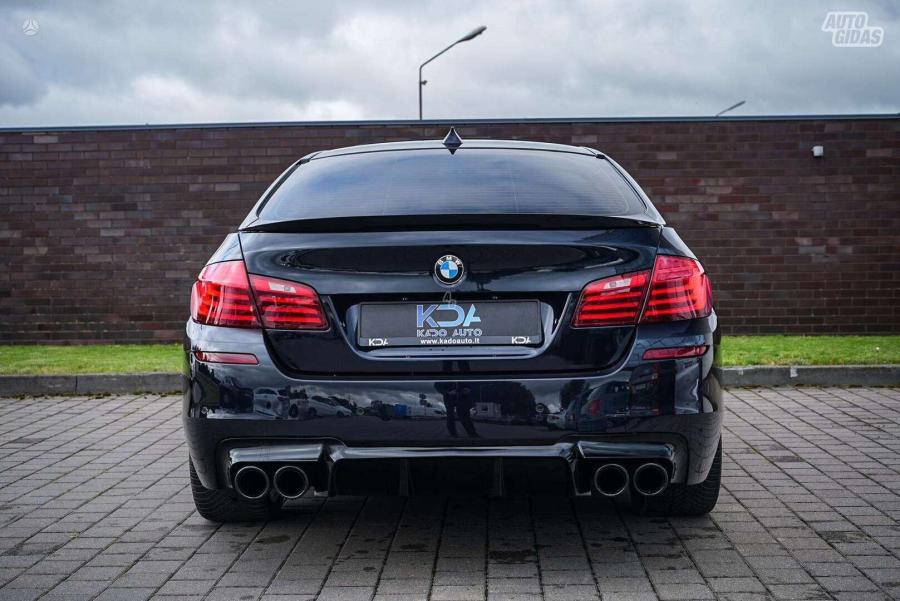 Blue BMW 535 2014 in Kaunas, with an engine capacity of 3.00 L and mileage of 262 thousand km for 16450 €, photo 10 on AUTOMOTO.COM.LV