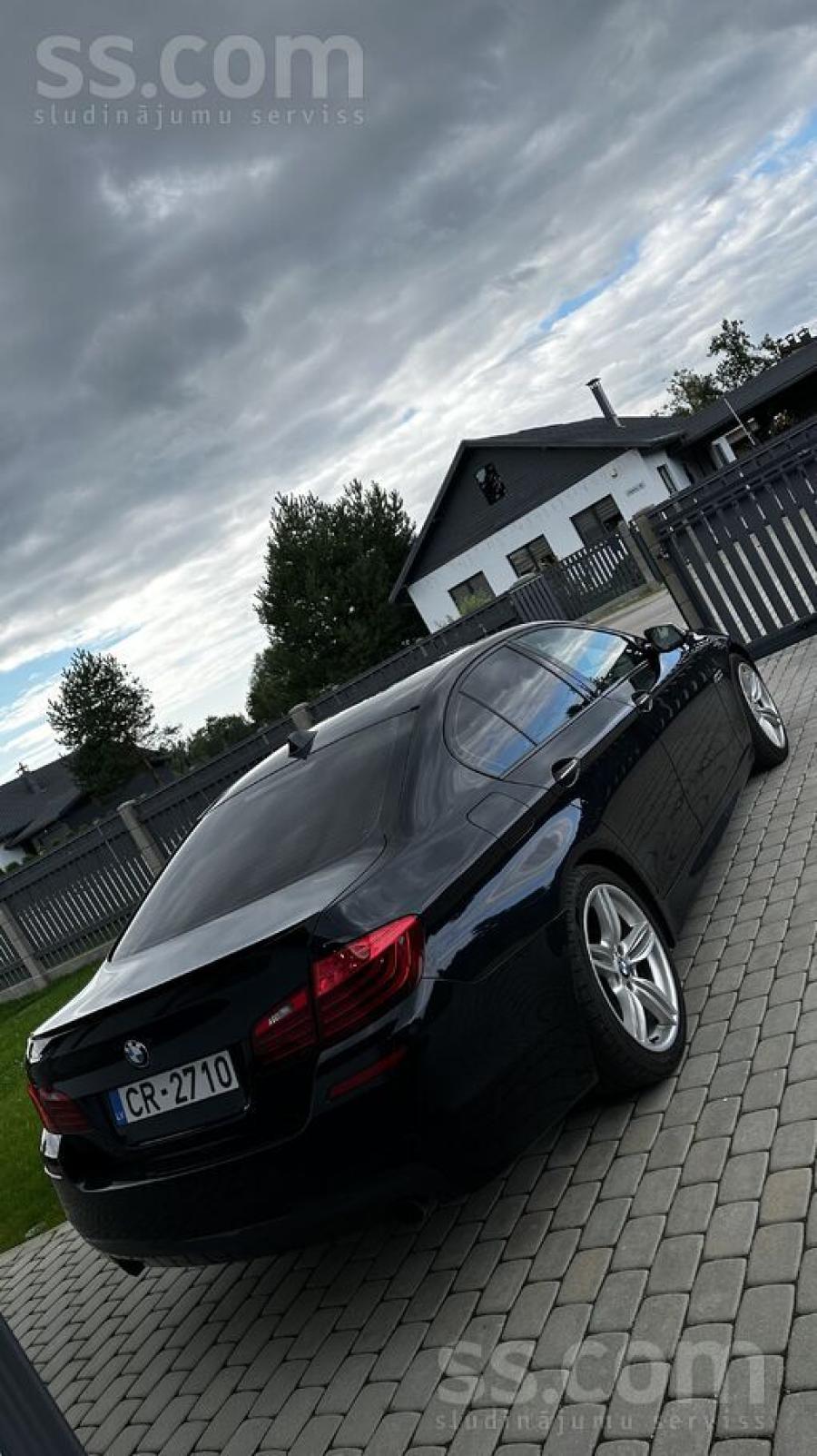 Blue BMW 535 2014 in Riga, with an engine capacity of 3.00 L and mileage of 186 thousand km for 17527 €, photo 6 on AUTOMOTO.COM.LV