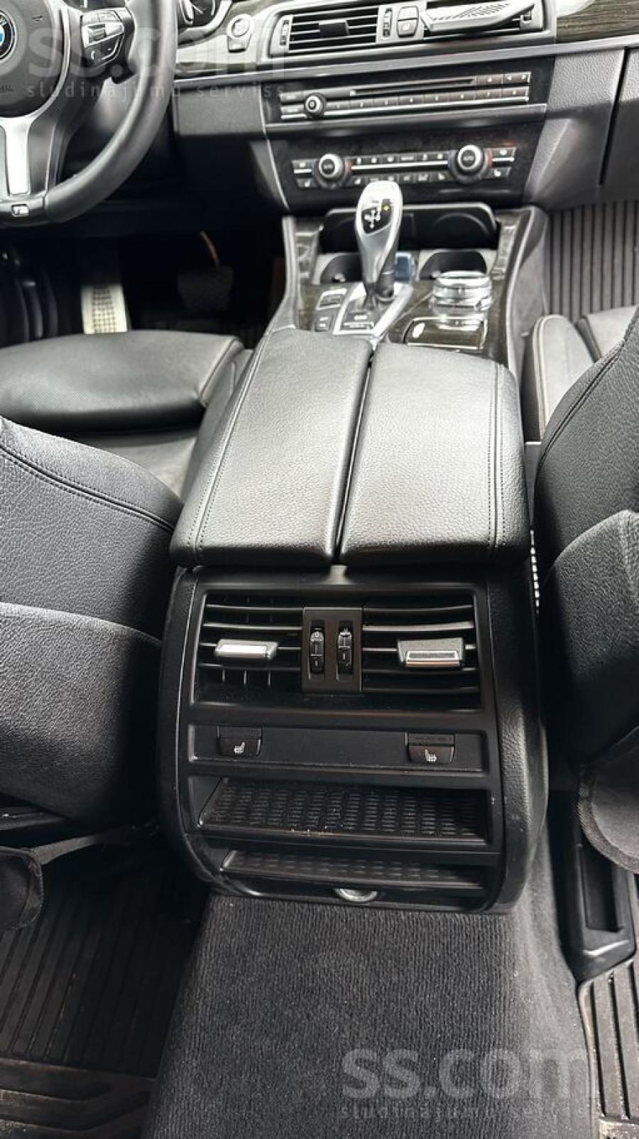Blue BMW 535 2014 in Riga, with an engine capacity of 3.00 L and mileage of 186 thousand km for 17527 €, photo 13 on AUTOMOTO.COM.LV