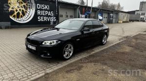 Blue BMW 535 2014 in Riga, with an engine capacity of 3.00 L and mileage of 186 thousand km for 17527 €, photo 16 on AUTOMOTO.COM.LV