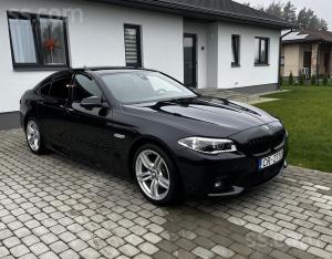 Blue BMW 535 2014 in Riga, with an engine capacity of 3.00 L and mileage of 186 thousand km for 17527 €, photo 18 on AUTOMOTO.COM.LV