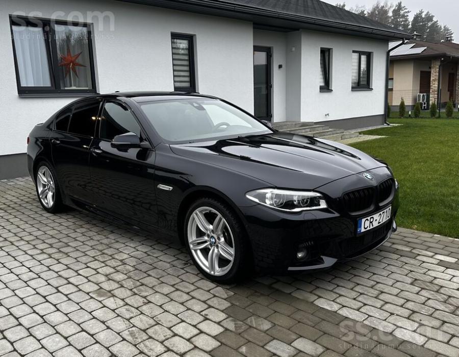 Blue BMW 535 2014 in Riga, with an engine capacity of 3.00 L and mileage of 186 thousand km for 17527 €, photo 18 on AUTOMOTO.COM.LV