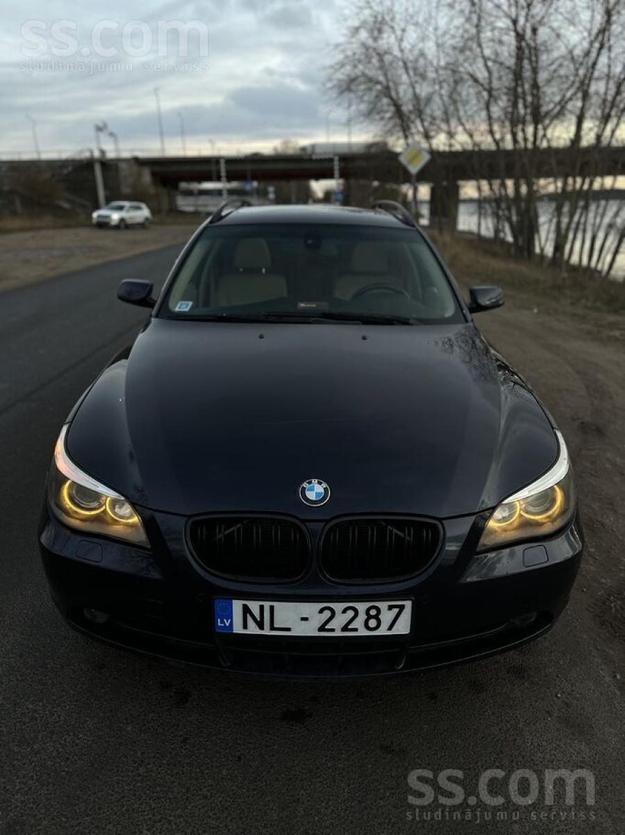 Blue BMW 535 2004 in Riga, with an engine capacity of 3.00 L and mileage of 0 thousand km for 3200 €, photo 1 on AUTOMOTO.COM.LV