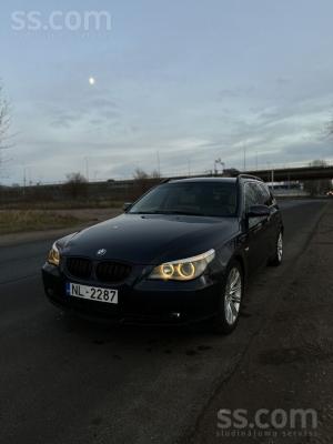 Blue BMW 535 2004 in Riga, with an engine capacity of 3.00 L and mileage of 0 thousand km for 3200 €, photo 2 on AUTOMOTO.COM.LV
