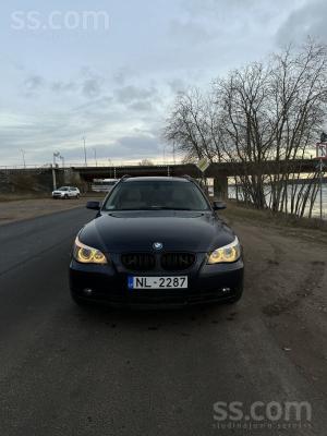 Blue BMW 535 2004 in Riga, with an engine capacity of 3.00 L and mileage of 0 thousand km for 3200 €, photo 4 on AUTOMOTO.COM.LV