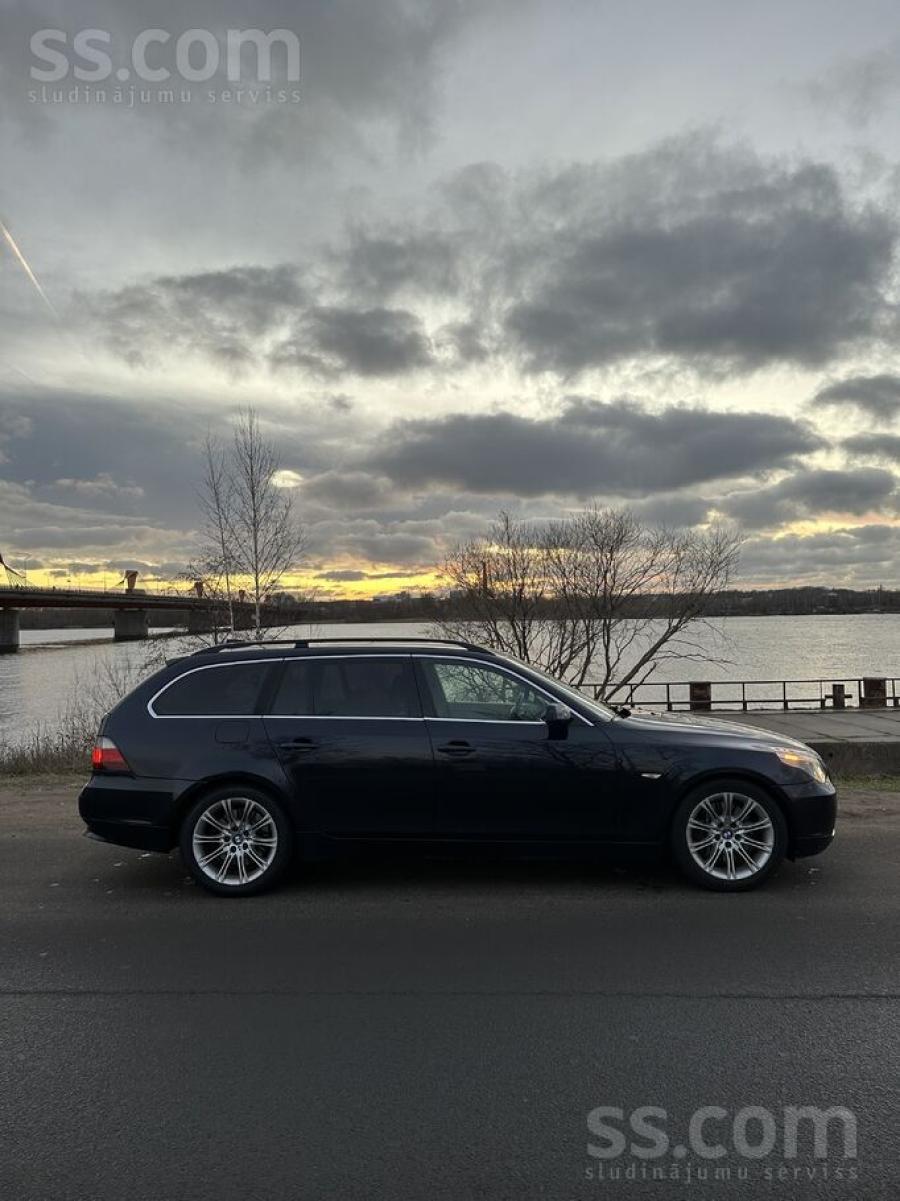 Blue BMW 535 2004 in Riga, with an engine capacity of 3.00 L and mileage of 0 thousand km for 3200 €, photo 5 on AUTOMOTO.COM.LV