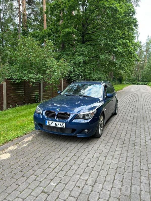 Blue BMW 535 2004 in Riga, with an engine capacity of 3.00 L and mileage of 560 thousand km for 4500 €, photo 1 on AUTOMOTO.COM.LV