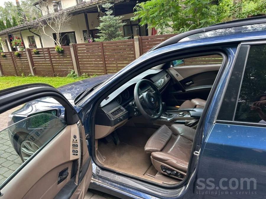 Синий БМВ 535 2004 в Рига, объемом двигателя 3.00 л и пробегом 560 тыс. км за 4500 €, фото 7 на AUTOMOTO.COM.LV