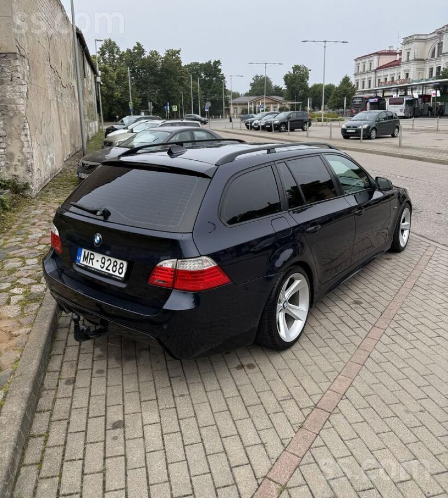 Blue BMW 535 2005 in Liepaja, with an engine capacity of 3.00 L and mileage of 374 thousand km for 4800 €, photo 1 on AUTOMOTO.COM.LV