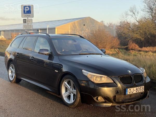 Blue BMW 535 2005 in Riga, with an engine capacity of 3.00 L and mileage of 0 thousand km for 5000 €, photo 1 on AUTOMOTO.COM.LV