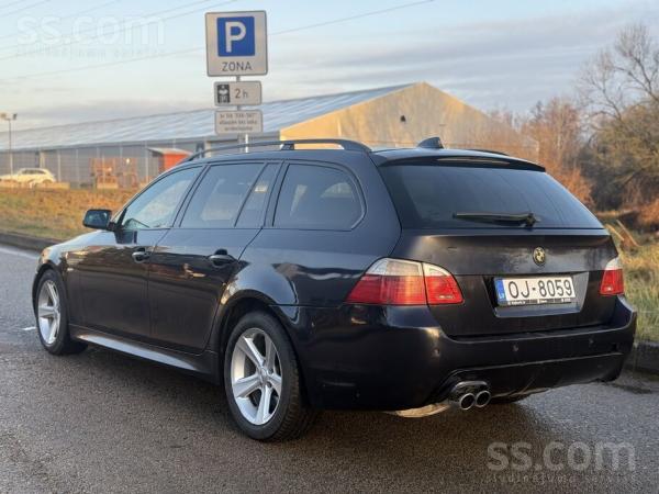 Blue BMW 535 2005 in Riga, with an engine capacity of 3.00 L and mileage of 0 thousand km for 5000 €, photo 3 on AUTOMOTO.COM.LV