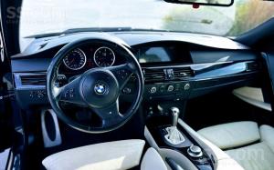 Blue BMW 535 2005 in Riga, with an engine capacity of 3.00 L and mileage of 320 thousand km for 6750 €, photo 13 on AUTOMOTO.COM.LV