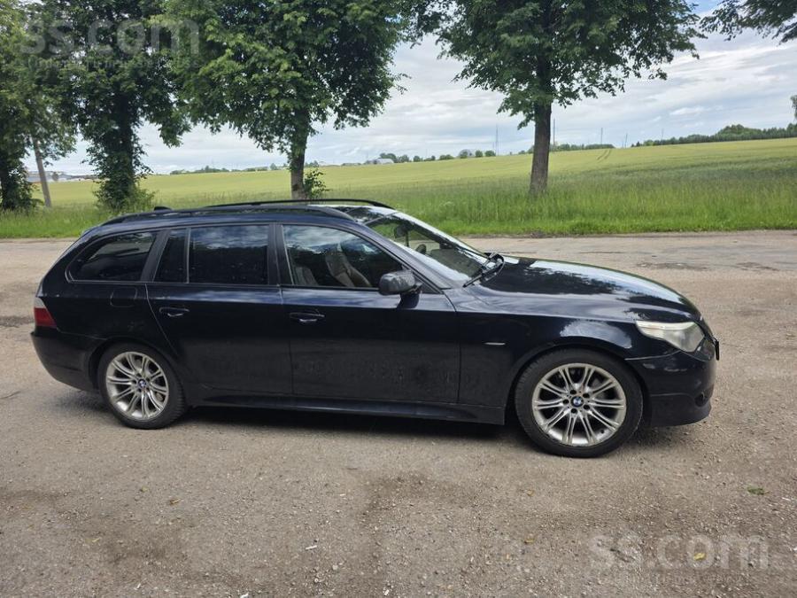 Blue BMW 535 2005 in Saldus, with an engine capacity of 3.50 L and mileage of 360 thousand km for 4799 €, photo 4 on AUTOMOTO.COM.LV