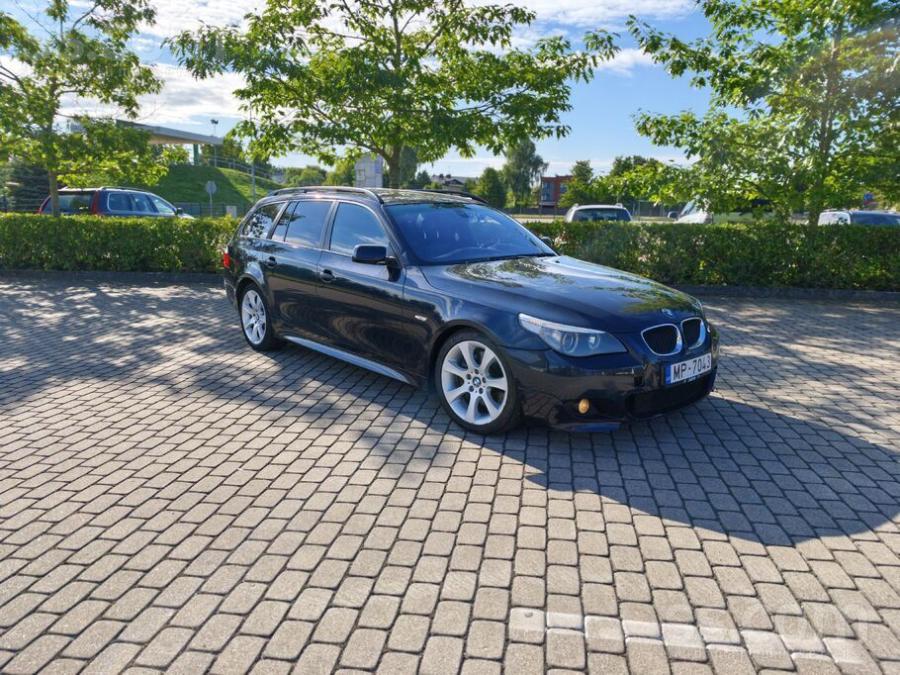 Blue BMW 535 2005 in Jelgava, with an engine capacity of 3.00 L and mileage of 288 thousand km for 4400 €, photo 1 on AUTOMOTO.COM.LV