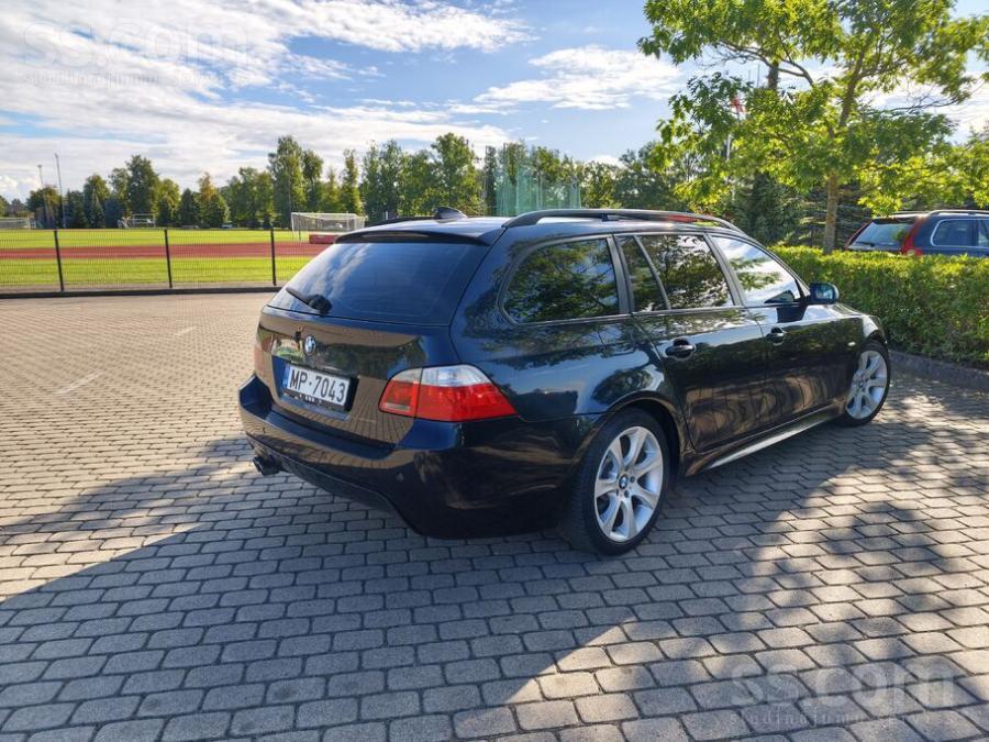 Blue BMW 535 2005 in Jelgava, with an engine capacity of 3.00 L and mileage of 288 thousand km for 4400 €, photo 6 on AUTOMOTO.COM.LV
