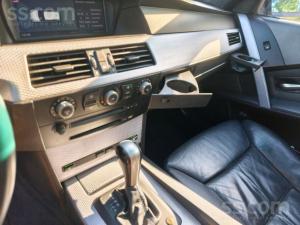Blue BMW 535 2005 in Jelgava, with an engine capacity of 3.00 L and mileage of 288 thousand km for 4400 €, photo 17 on AUTOMOTO.COM.LV