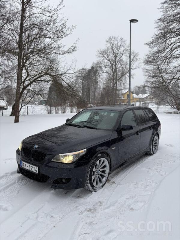 Blue BMW 535 2006 in Riga, with an engine capacity of 3.00 L and mileage of 341 thousand km for 7500 €, photo 3 on AUTOMOTO.COM.LV