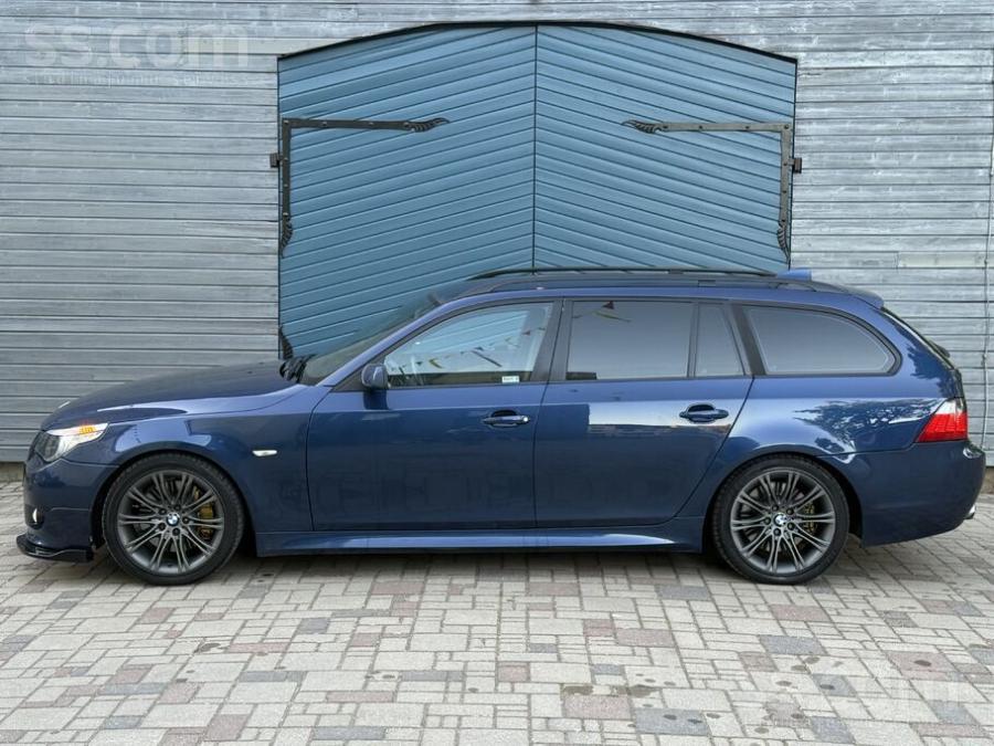 Blue BMW 535 2006 in Jelgava, with an engine capacity of 3.00 L and mileage of 332 thousand km for 5290 €, photo 6 on AUTOMOTO.COM.LV