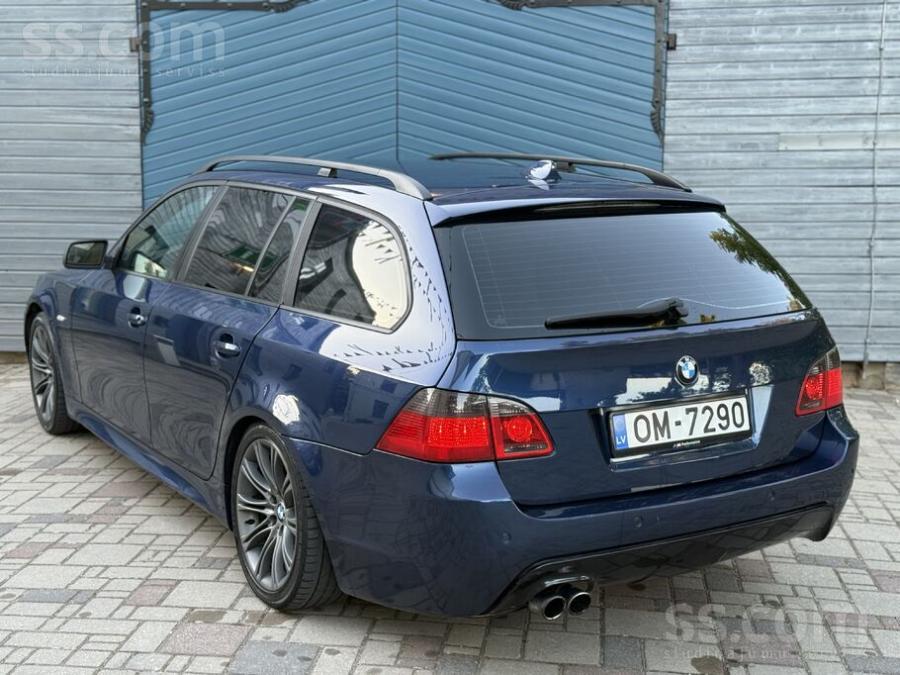 Blue BMW 535 2006 in Jelgava, with an engine capacity of 3.00 L and mileage of 332 thousand km for 5290 €, photo 8 on AUTOMOTO.COM.LV