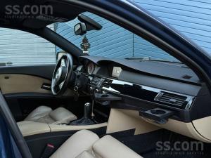 Blue BMW 535 2006 in Jelgava, with an engine capacity of 3.00 L and mileage of 332 thousand km for 5290 €, photo 14 on AUTOMOTO.COM.LV