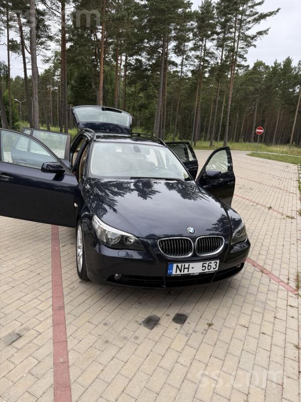 Синий БМВ 535 2006 в Талси, объемом двигателя 3.00 л и пробегом 450 тыс. км за 4500 €, фото 5 на AUTOMOTO.COM.LV