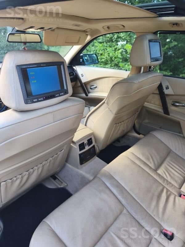Blue BMW 535 2006 in Talsi, with an engine capacity of 3.00 L and mileage of 450 thousand km for 3950 €, photo 1 on AUTOMOTO.COM.LV