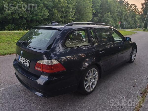 Blue BMW 535 2006 in Talsi, with an engine capacity of 3.00 L and mileage of 450 thousand km for 3950 €, photo 9 on AUTOMOTO.COM.LV