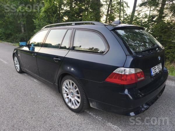 Blue BMW 535 2006 in Talsi, with an engine capacity of 3.00 L and mileage of 450 thousand km for 3950 €, photo 10 on AUTOMOTO.COM.LV