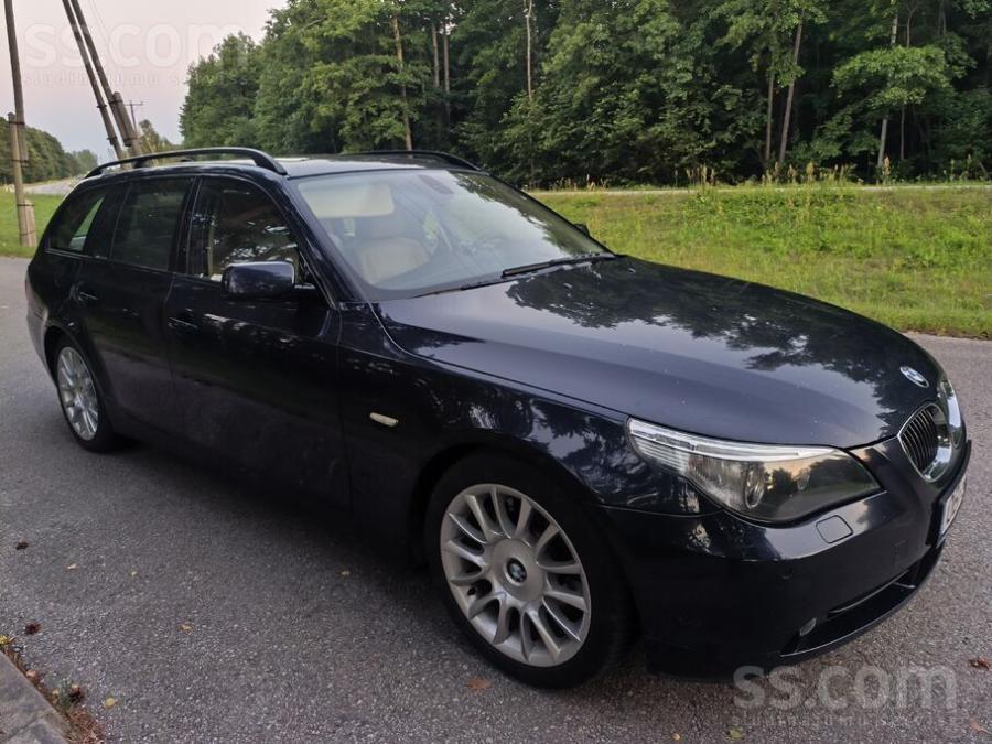 Blue BMW 535 2006 in Talsi, with an engine capacity of 3.00 L and mileage of 450 thousand km for 3950 €, photo 9 on AUTOMOTO.COM.LV
