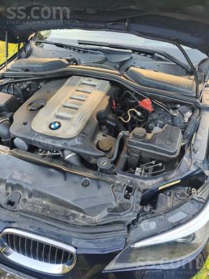 Blue BMW 535 2006 in Talsi, with an engine capacity of 3.00 L and mileage of 450 thousand km for 3950 €, photo 13 on AUTOMOTO.COM.LV
