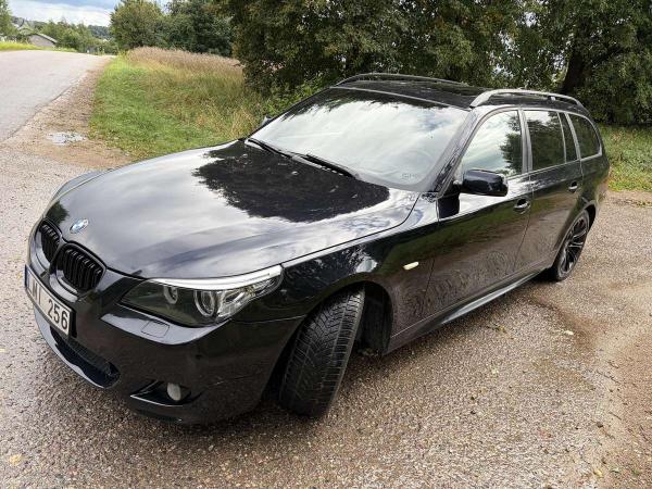 Blue BMW 535 2006 in Alytus, with an engine capacity of 2.99 L and mileage of 450 thousand km for 5200 €, photo 10 on AUTOMOTO.COM.LV